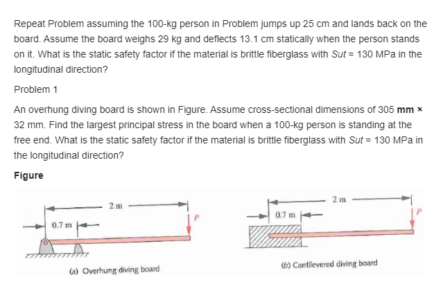 Repeat Problem assuming the 100-kg person in Problem | Chegg.com Repeat Problem assuming the 100-kg person in Problem | Chegg.com