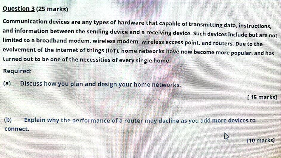 Solved Communication devices are any types of hardware that | Chegg.com