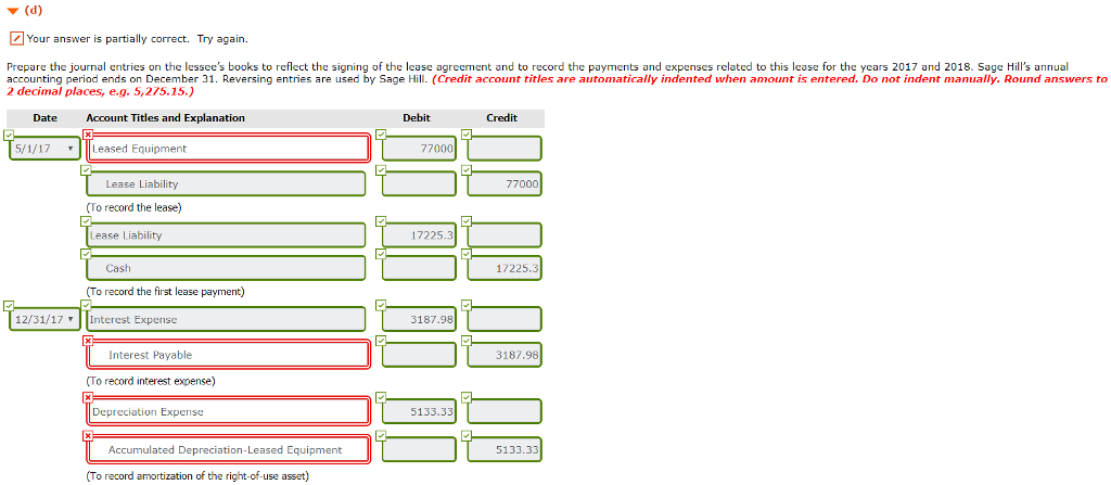Solved Exercise 21A-10 a-d (Part Level Submission) The | Chegg.com