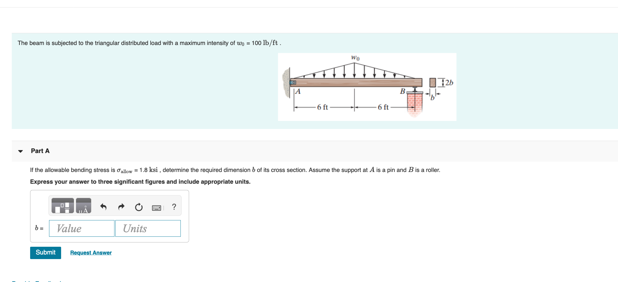 Solved Segment A of the composite beam is made from 2014-T6 | Chegg.com