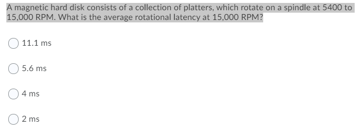 Solved A magnetic hard disk consists of a collection of | Chegg.com
