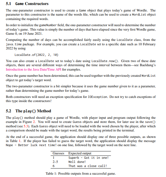 Solved Your task is to implement a Java version of the | Chegg.com