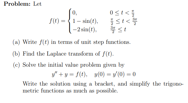Solved Problem: Let 0, 0 | Chegg.com