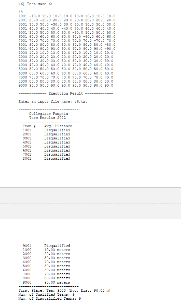 Solved Sample Run A sample run of your program might look | Chegg.com