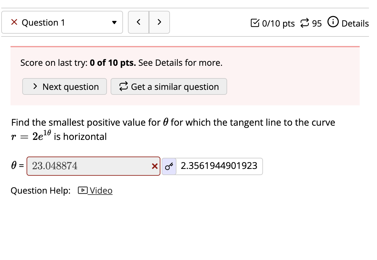 Solved Find the smallest positive value for θ for which the | Chegg.com