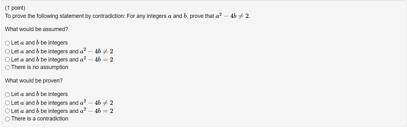 Solved (1 point) To prove the following statement by | Chegg.com Solved (1 point) To prove the following statement by | Chegg.com