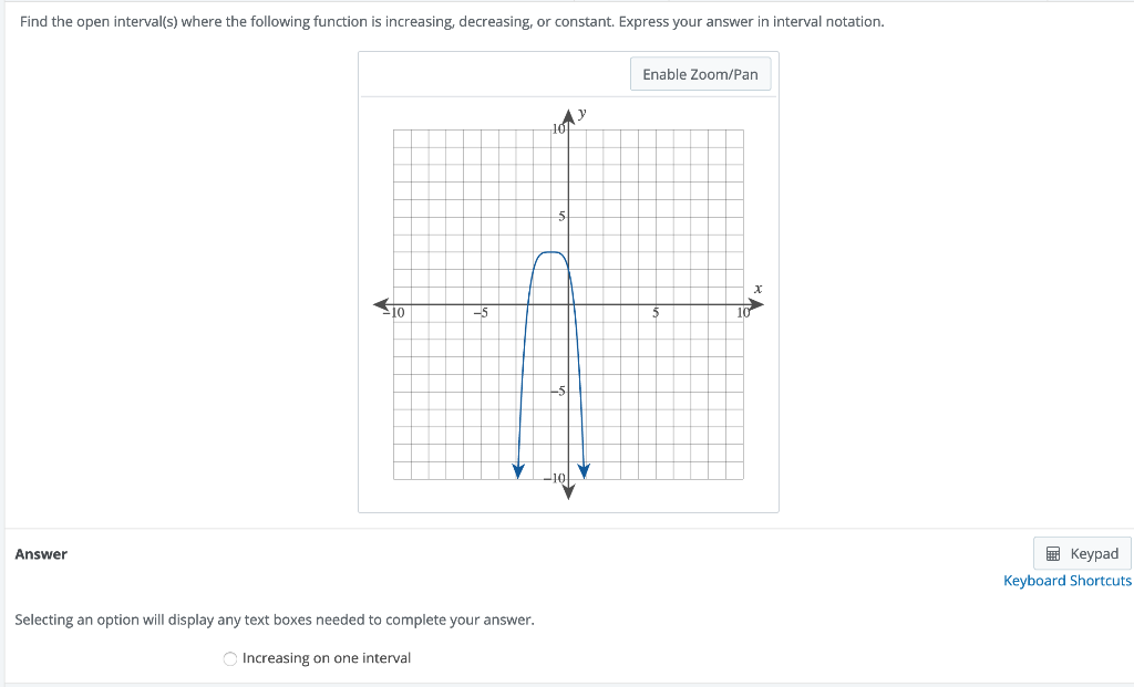 Solved Find the open interval(s) where the following | Chegg.com