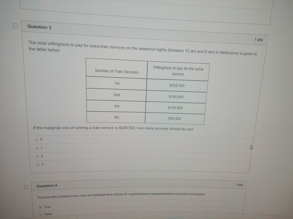 Solved Question 2 2 pts Suppose there are three houses in a | Chegg.com