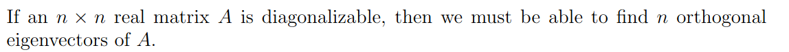 Solved If an n x n real matrix A is diagonalizable, then we | Chegg.com