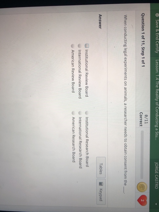 Solved Save &End Certity Lessoi: Ciapte TRevievw Question 1 | Chegg.com