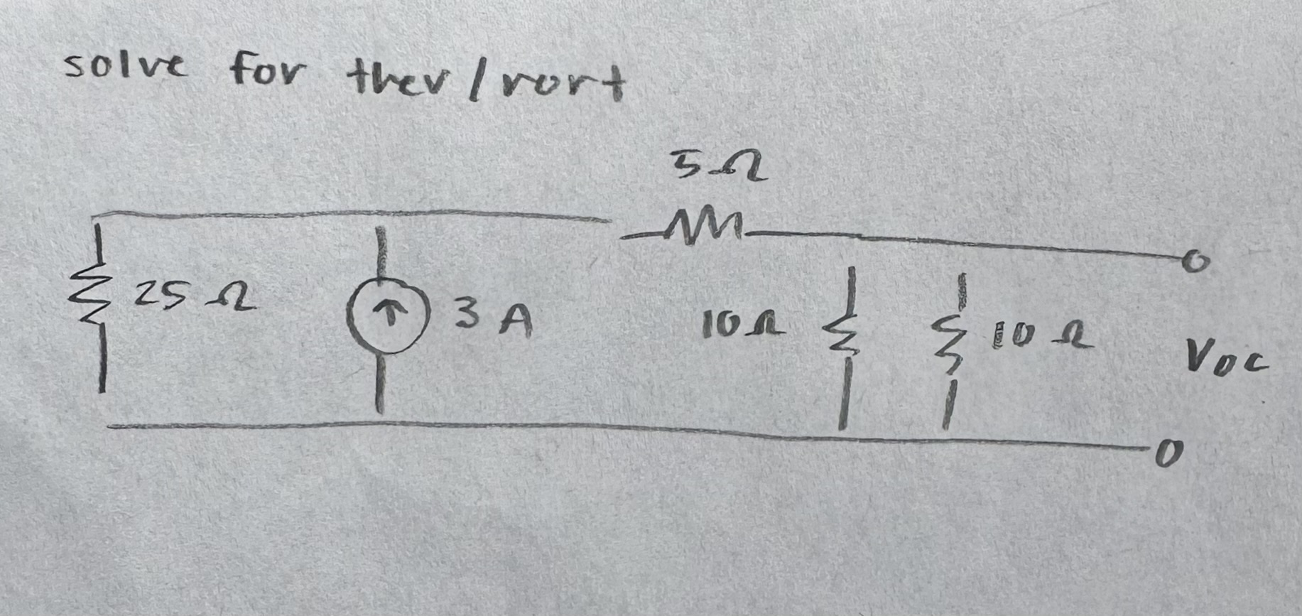 Solved by an EXPERT solve for thevenin and norton equivalent | Chegg.com