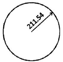 Solved Calculate the Circumference AND the Area of the | Chegg.com