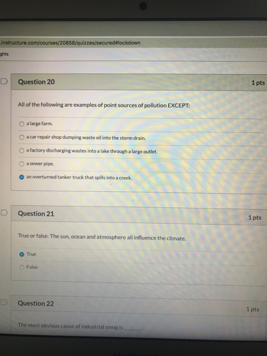 Solved .instructure.com/courses/20858/quizzes/secured#lockd | Chegg.com
