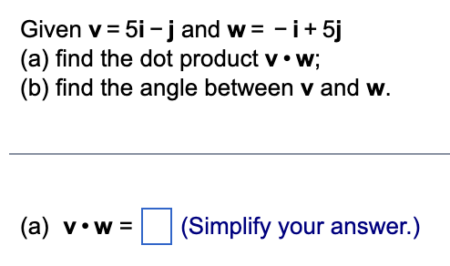 Solved Compute u⋅v if u and v are unit vectors and the angle | Chegg.com