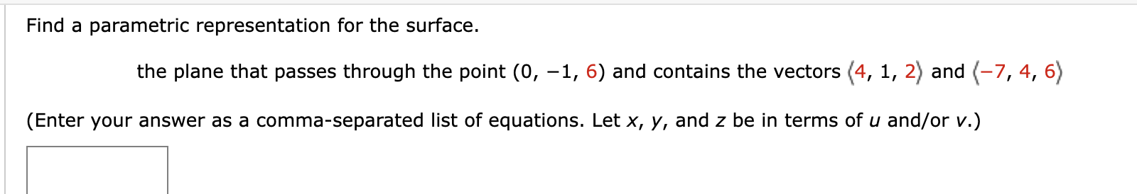 Solved Find a parametric representation for the surface. the | Chegg.com
