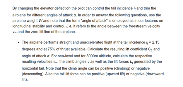 By changing the elevator deflection the pilot can | Chegg.com
