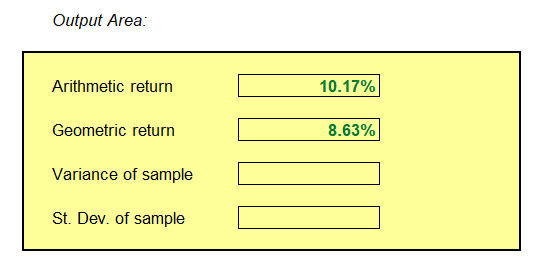 Solved Arithmetic and Geometric Returns [LO1] A stock has | Chegg.com