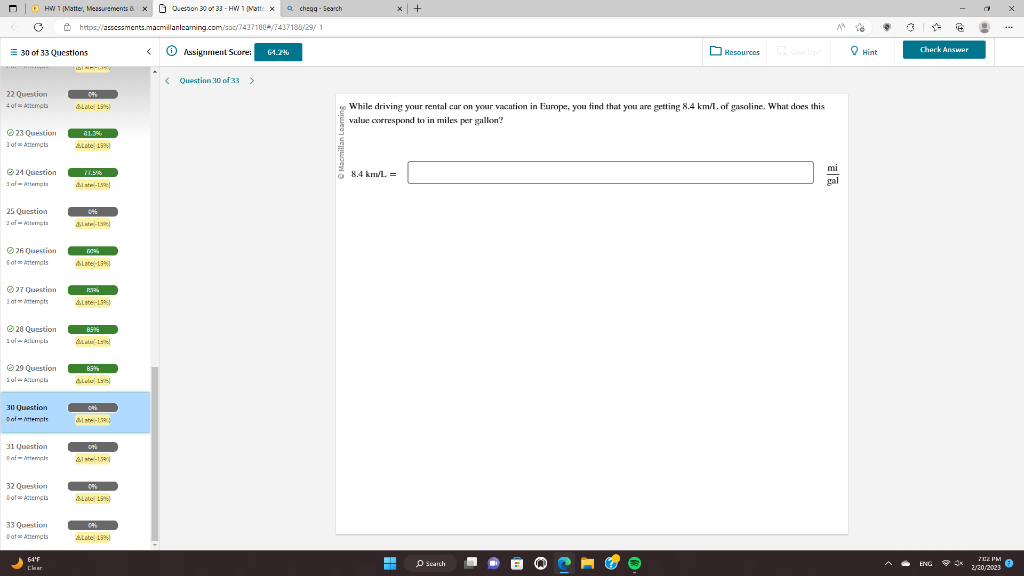 Solved While driving your rental car on your vacation in | Chegg.com