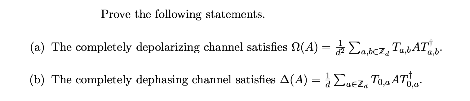 Prove the following statements. (a) The completely | Chegg.com