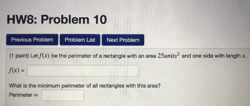 Solved HW8: Problem 10 Previous Problem Problem List Next | Chegg.com