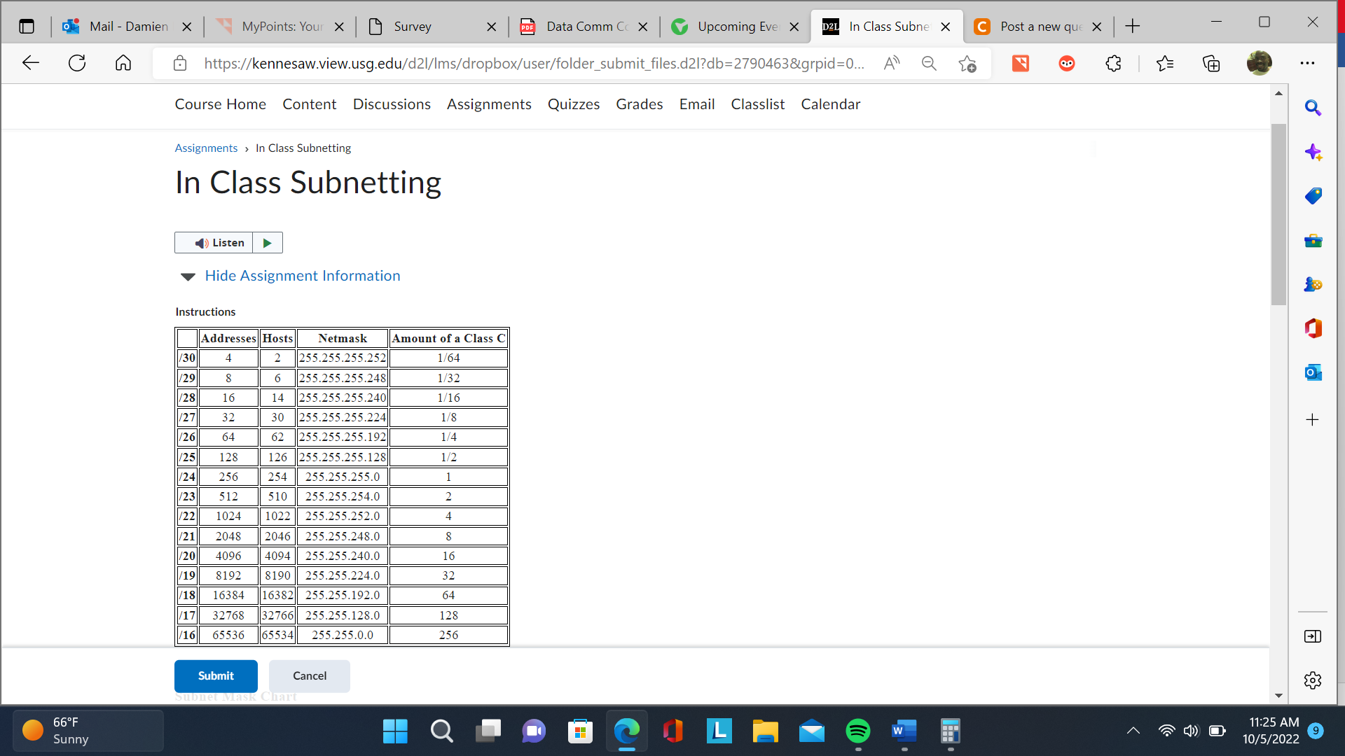 Solved Find the last valid assignable host address on the | Chegg.com