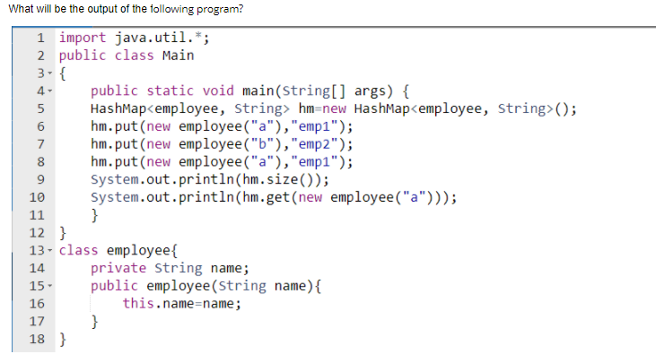 Solved What Will Be The Output Of The Following Program 1 