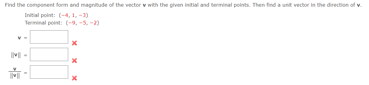 Solved Find the component form and magnitude of the vector v | Chegg.com