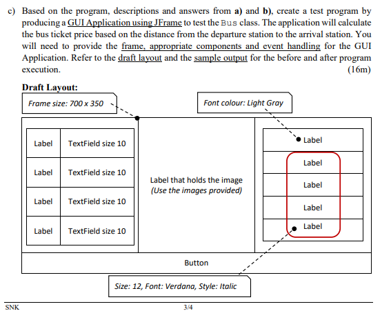 Solved a) Based on the following code segment, draw the | Chegg.com