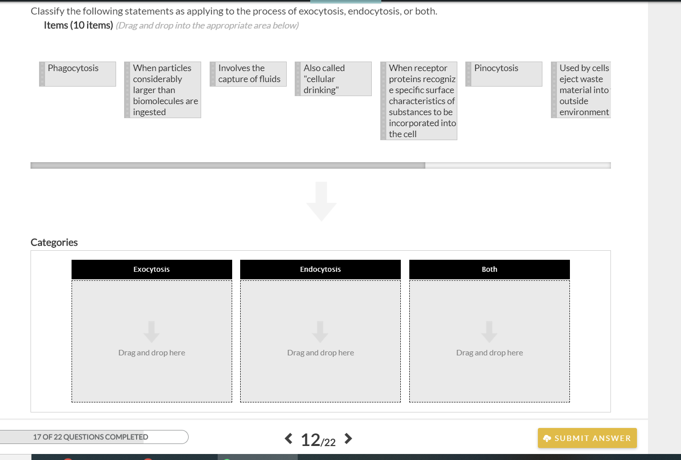 Solved Classify the following statements as applying to the | Chegg.com