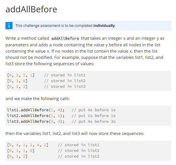 8 1 // A LinkedIntList stores a list of integers 2 | Chegg.com