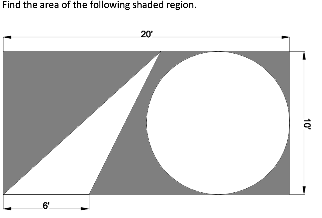 Solved Find the area of the following shaded region. | Chegg.com Solved Find the area of the following shaded region. | Chegg.com