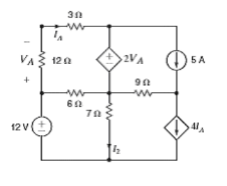 Solved Use Thevenin theorem to find I2 in the circuit shown. | Chegg.com