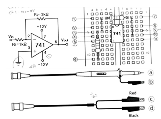 Solved I am trying to connect an oscilloscope and a function | Chegg.com