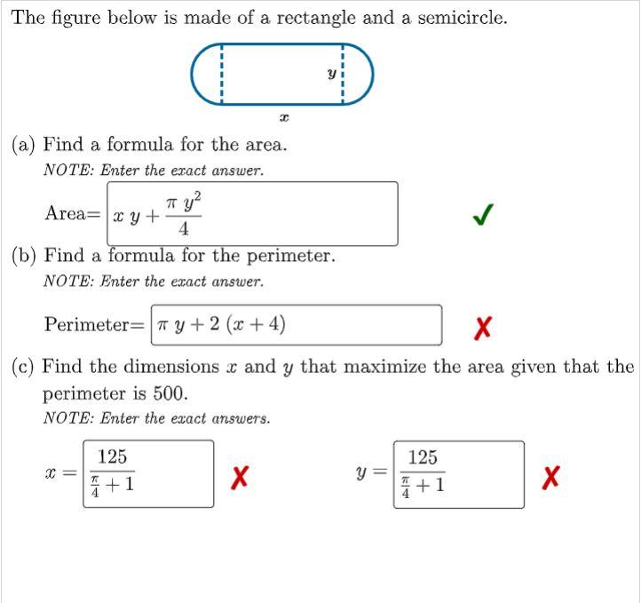 Solved help pls! I tried 500/pi+4 on x and y=1000/pi+4 , | Chegg.com