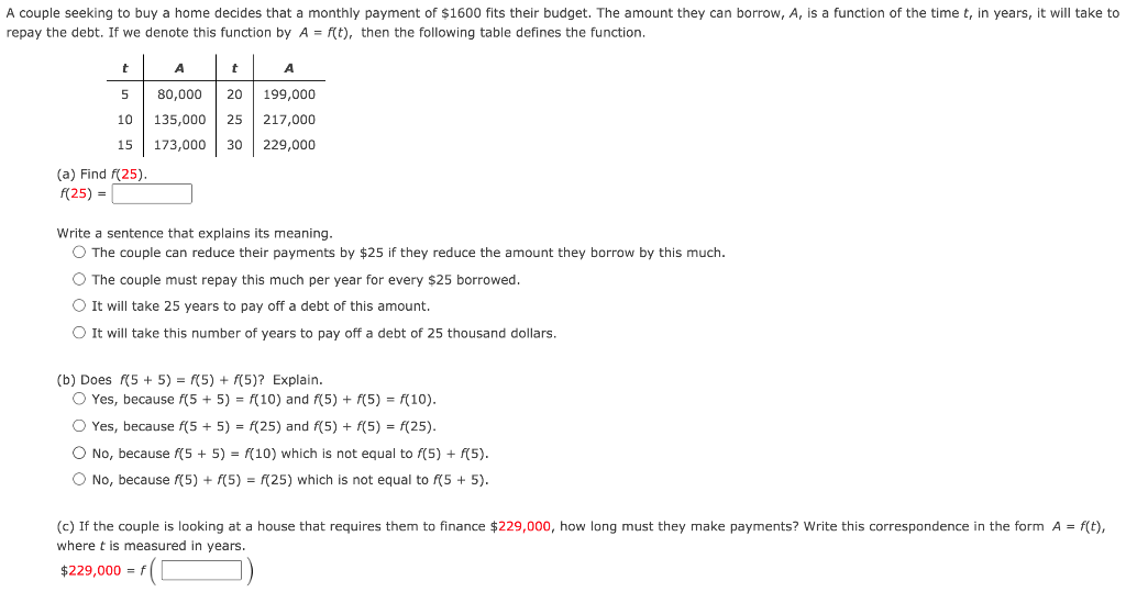 Solved A couple seeking to buy a home decides that a monthly | Chegg.com