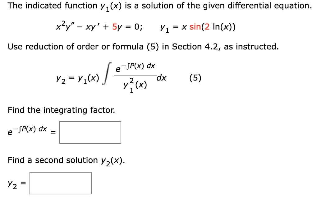 Solved Consider the following differential equation to be | Chegg.com