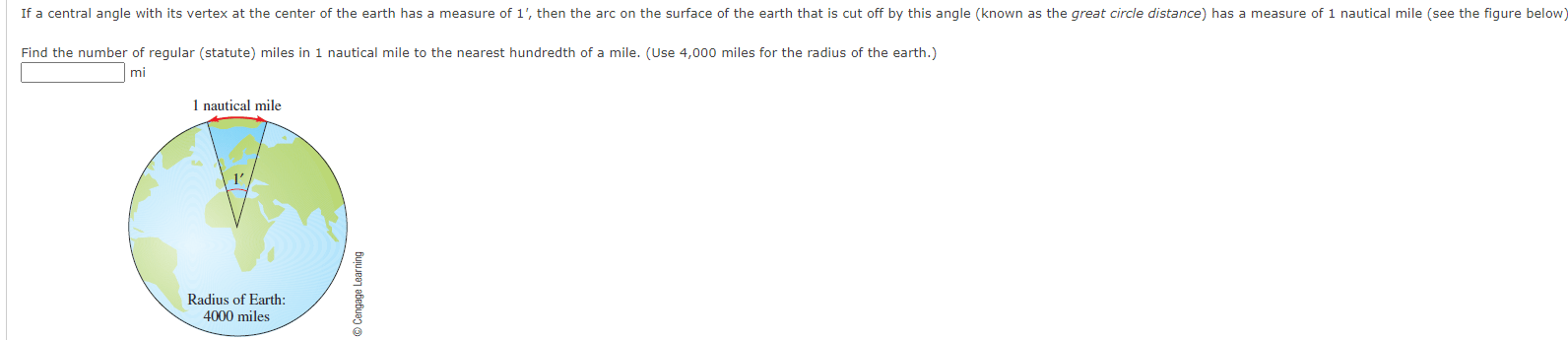 Solved Find the number of regular (statute) miles in 1 | Chegg.com