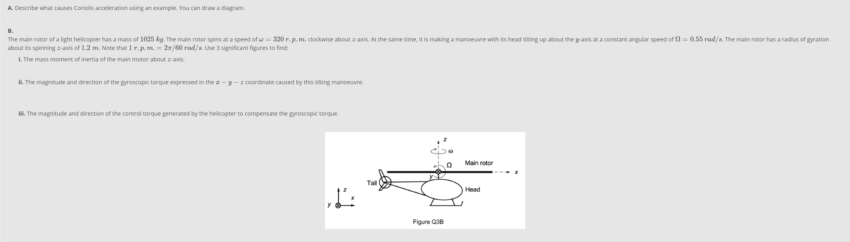 Solved A. Describe what causes Coriolis acceleration using | Chegg.com