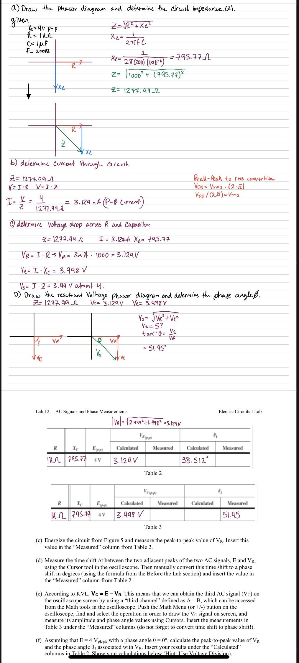 Solved I'm unsure if my tables or results are correct. How | Chegg.com
