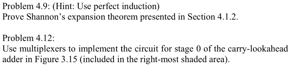 Solved Problem 4.9: (Hint: Use perfect induction) Prove | Chegg.com