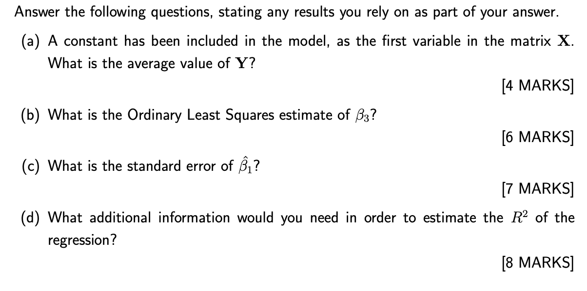 Solved 2. You have been asked to estimate the following | Chegg.com