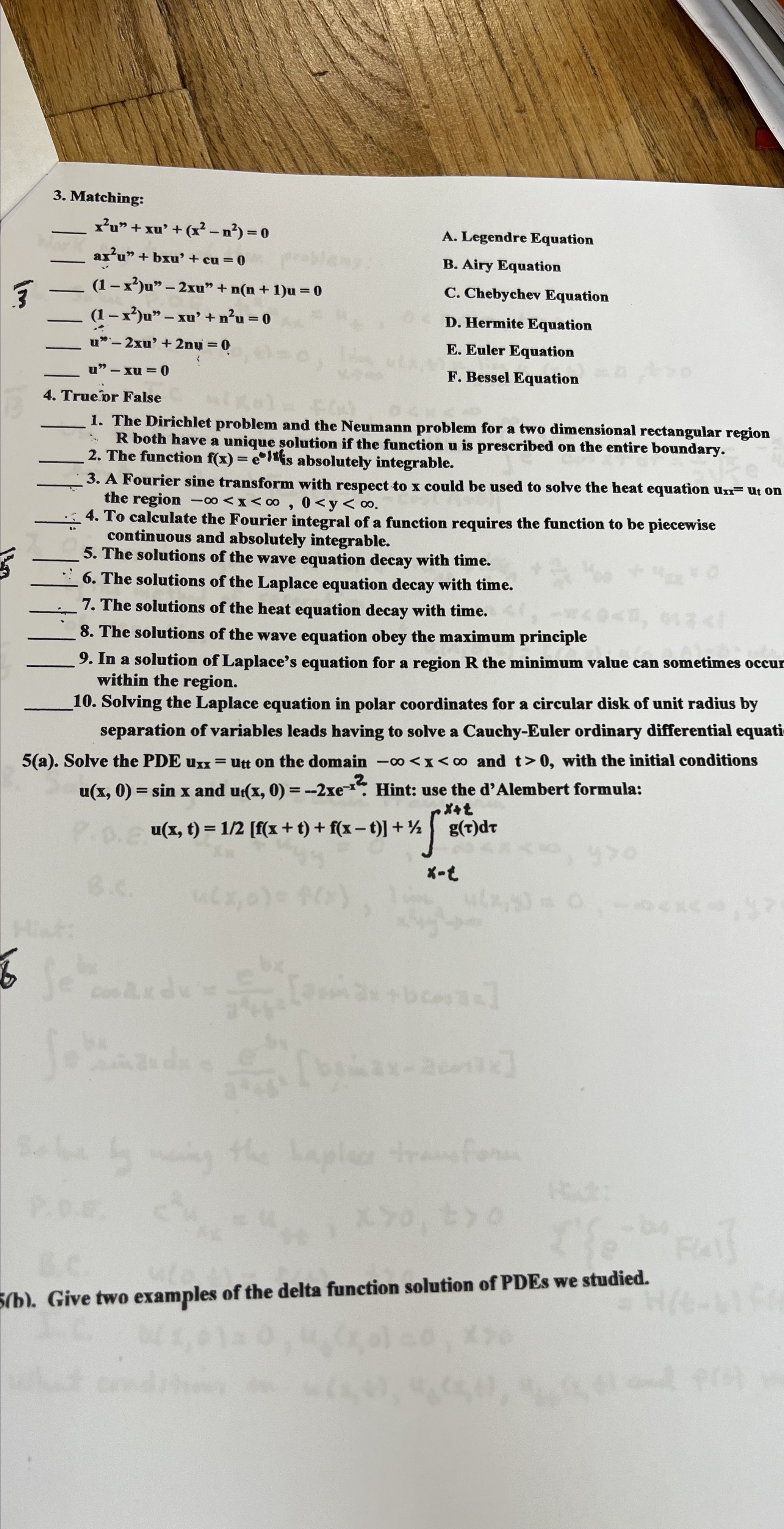 solve ONLY, questions 3 and 4, thank you, I would | Chegg.com