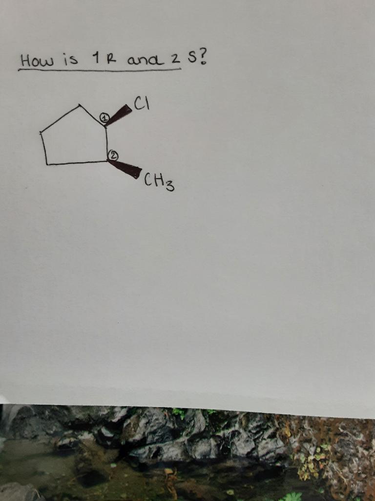 Solved How is 1R and 2 s? Cl CH₃ | Chegg.com