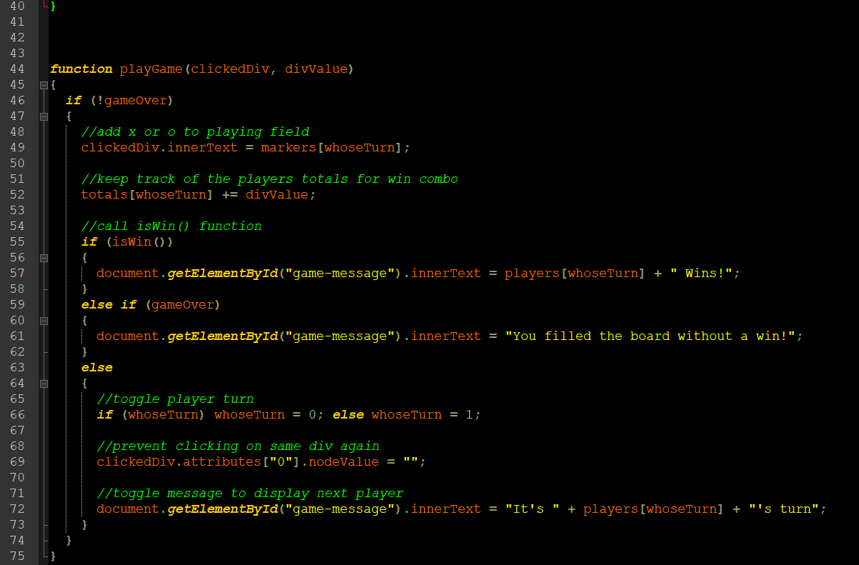 I am trying to build a Tic Tac Toe game with some | Chegg.com