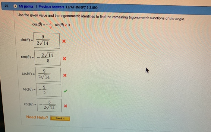 Solved 9. 8 polnts LarATRMRP7 5.3.036 Find the values of the | Chegg.com Solved 9. 8 polnts LarATRMRP7 5.3.036 Find the values of the | Chegg.com