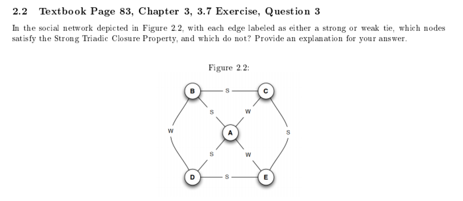 Solved 2.2 Textbook Page 83, Chapter 3, 3.7 Exercise, | Chegg.com
