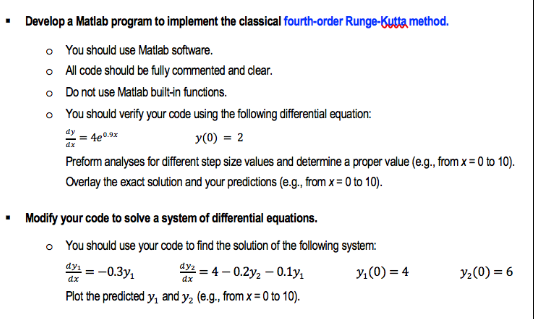 Solved Develop a Matlab program to implement the classical | Chegg.com