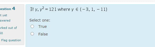 Solved estion 4 3! y, y2 = 121 where y E{-3, 1, - 11} t yet | Chegg.com Solved estion 4 3! y, y2 = 121 where y E{-3, 1, - 11} t yet | Chegg.com