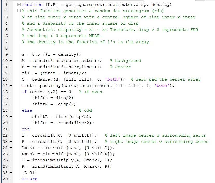 Solved Implement the Marr-Poggio (1976) cooperative stereo | Chegg.com