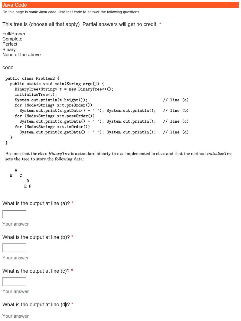 Solved Java Code On this page is some Java code. Use that | Chegg.com